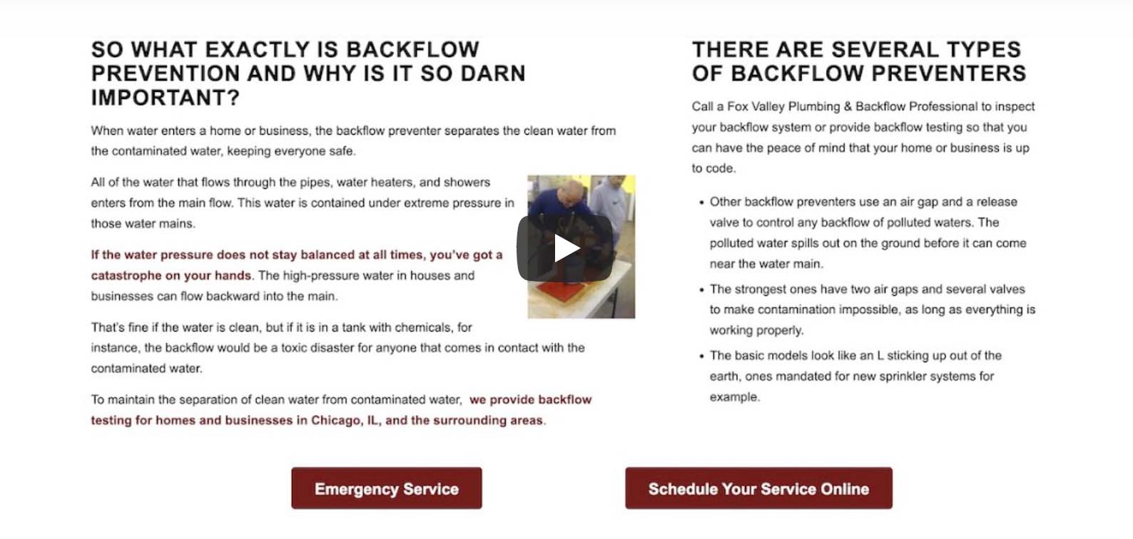 Chicago, IL - Backflow Repair On A Fire System Done The Correct Way ...